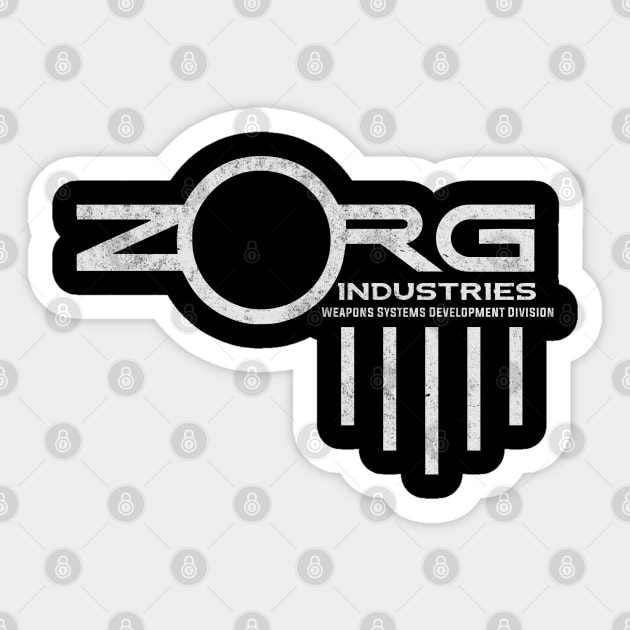 ZORG industries - vintage logo - Zorg - Sticker | TeePublic
