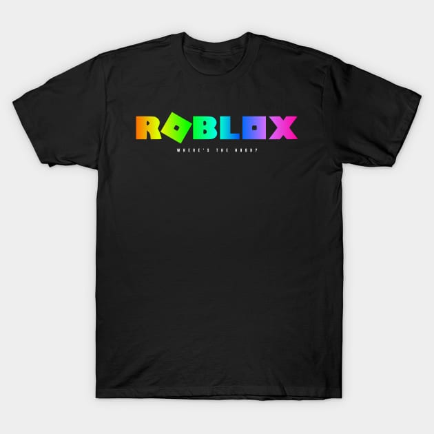 Roblox Rainbow - Roblox - T-Shirt | TeePublic