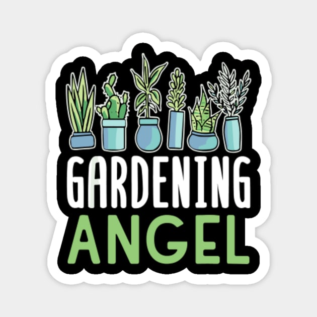 Gardening Angel Plant Gift Gardener Name Garden - Gardening Angel Plant ...