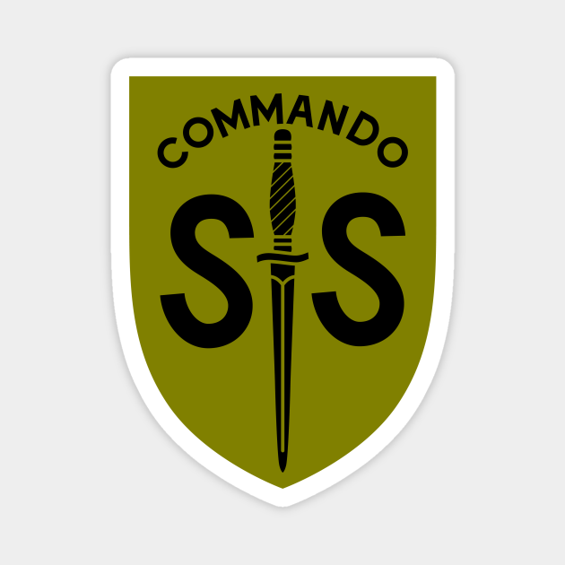 WW2 British Army No2 Commando SAS Badge - Special Air Service - Magnet ...