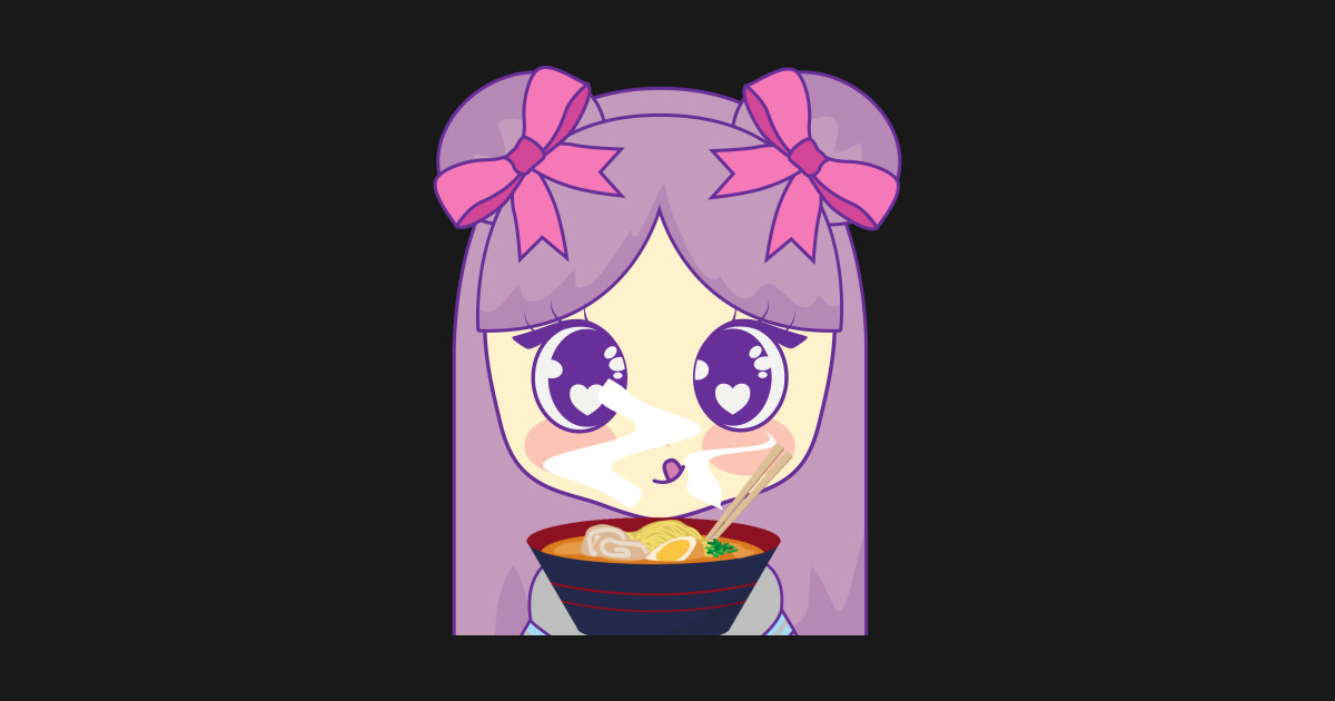 Hungry Girl Anime Hungry Girl Anime Sticker Teepublic