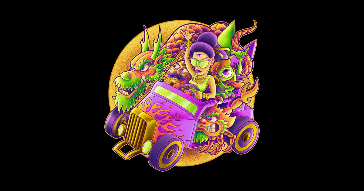 Yokai Joyride - Surf - Sticker | TeePublic