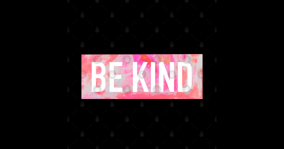 Preppy Abstract Be Kind - Be Kind Abstract - Posters and Art Prints ...