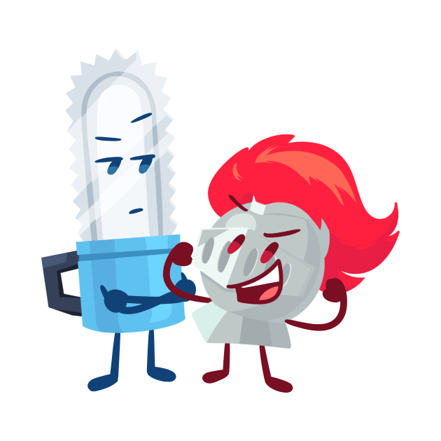 Chainsaw and Knight Helmet (Paper Puppets Take 2) - Ppt2 - Tapestry ...