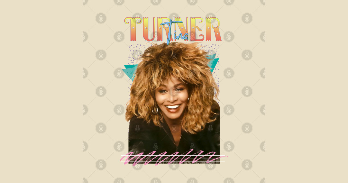 Tina Turner 90s Retro Aesthetic - Tina Turner - T-Shirt | TeePublic