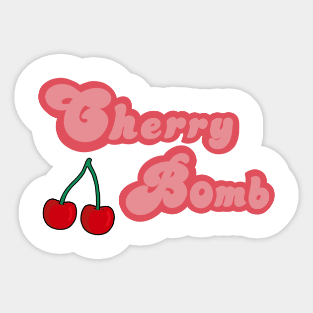 Cherry bomb - Cherry Bomb - Sticker | TeePublic
