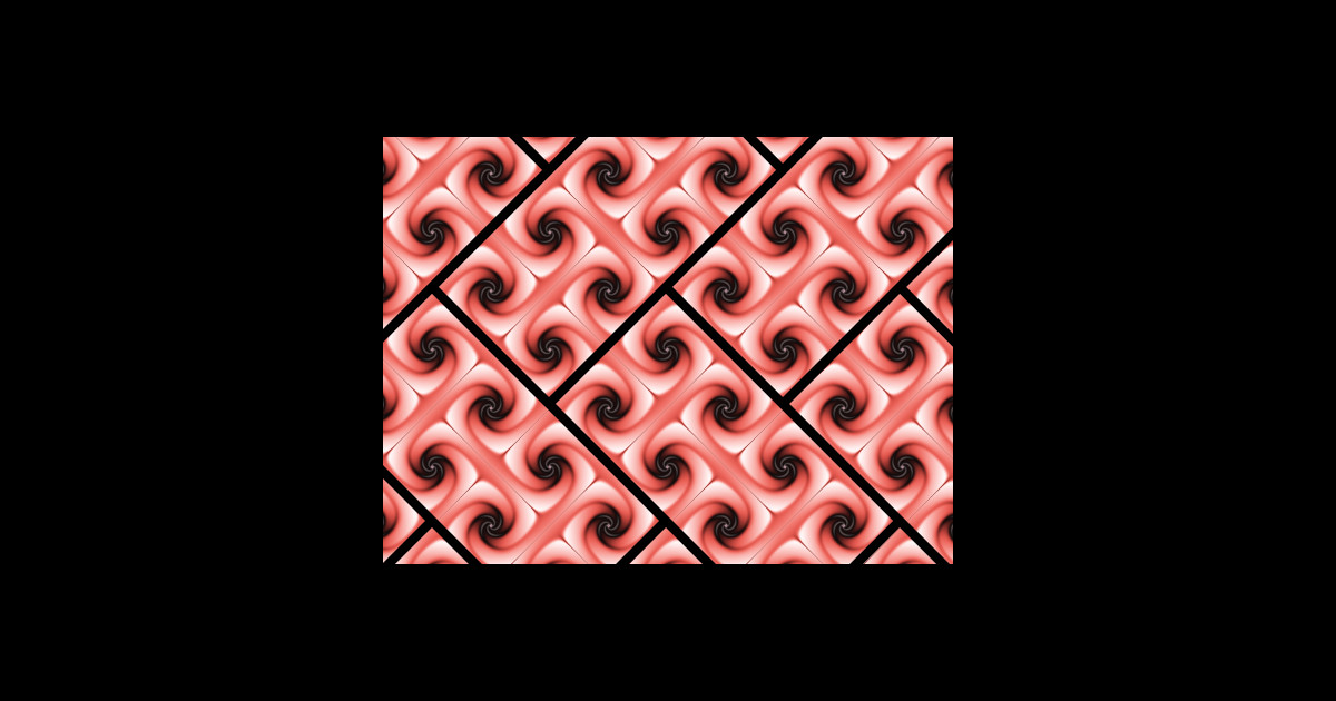 Peach and Black Volute Pattern - Abstract - Posters and Art Prints ...