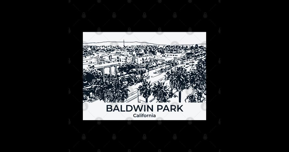 Baldwin Park - California - Baldwin Park - Sticker | TeePublic