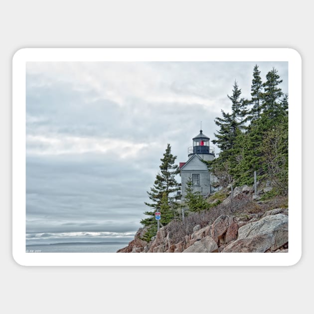 Bass Harbor Head Light - Architecture - Sticker | TeePublic