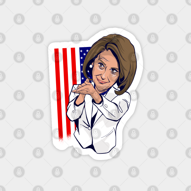 Nancy Pelosi clapping meme - Nancy Pelosi Clapping - Magnet | TeePublic