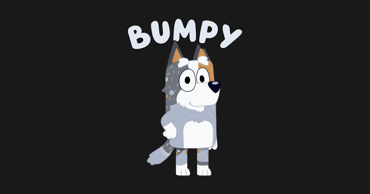 Vintage Bumpy Bluey Cartoon - Bluey - T-Shirt | TeePublic