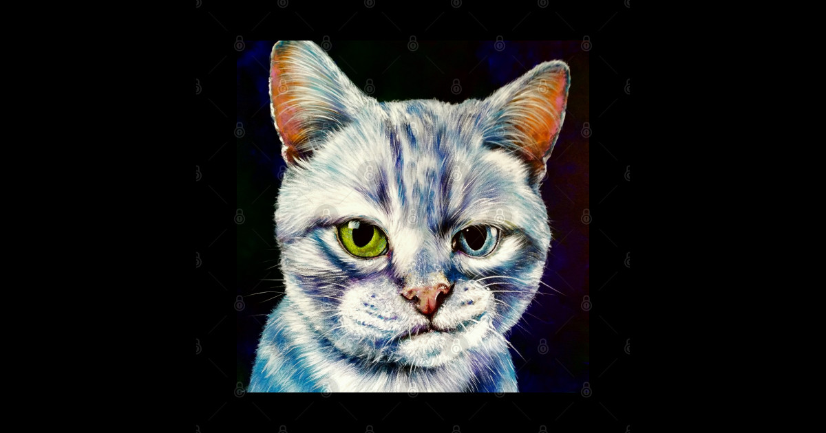 Smirky Cat - Cat - Sticker | TeePublic