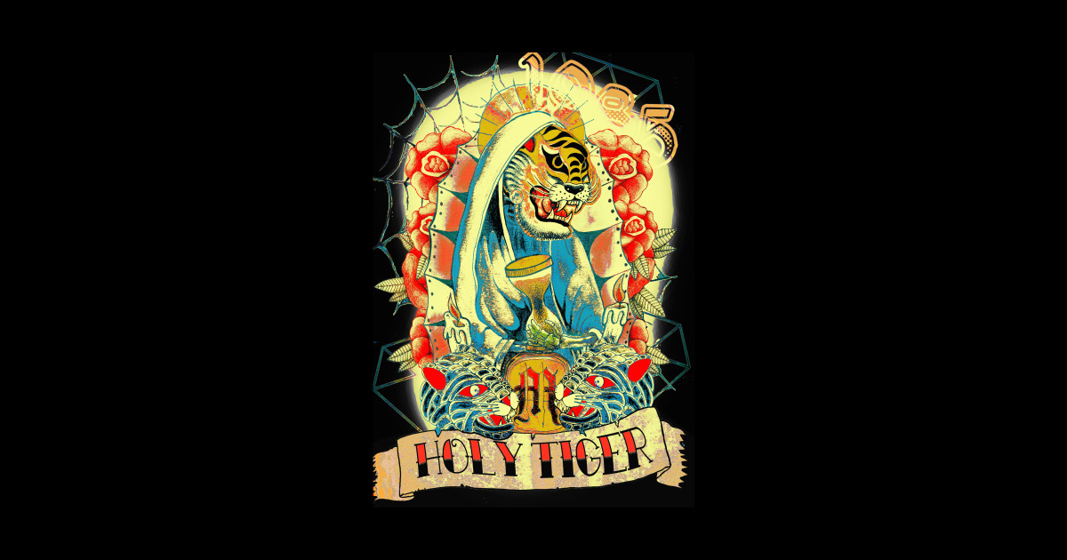 Holy Tiger - Holy Tiger - Sticker | TeePublic