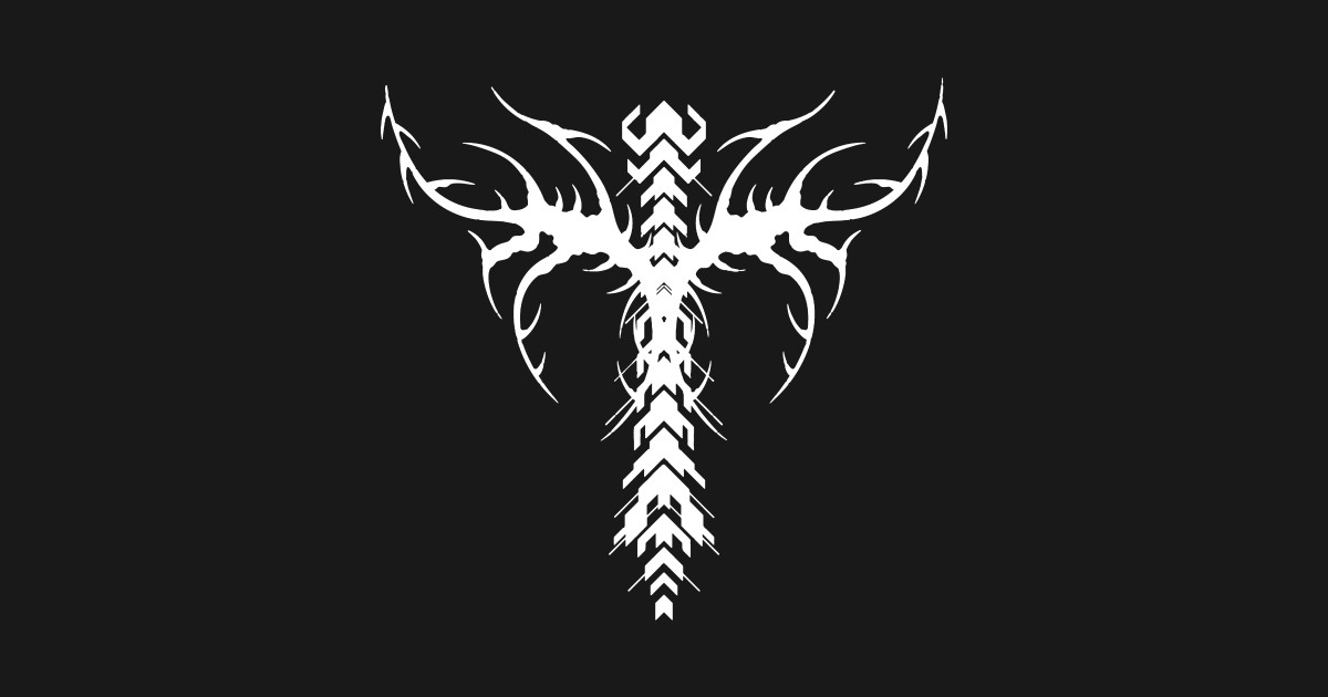 Emo Goth Punk Tribal Cybersigilism Skeleton Spine And Wings ...