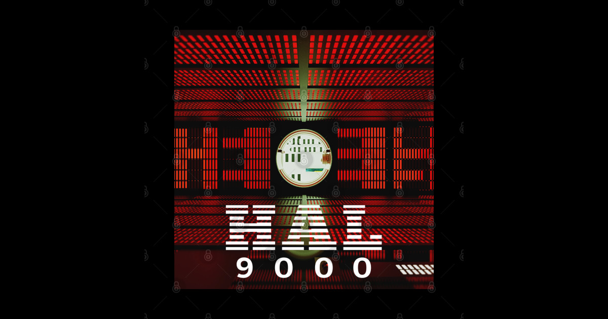 2001 A Space Odyssey Hal Computer Logo - 2001 A Space Odyssey - Sticker | TeePublic