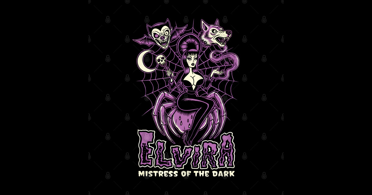 Elvira: Mistress of the Dark - Horror - Sticker | TeePublic