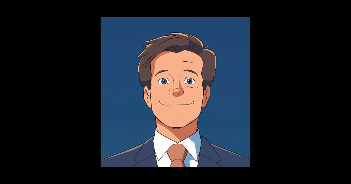 Mark Rutte | Anime style - Mark Rutte - Sticker | TeePublic