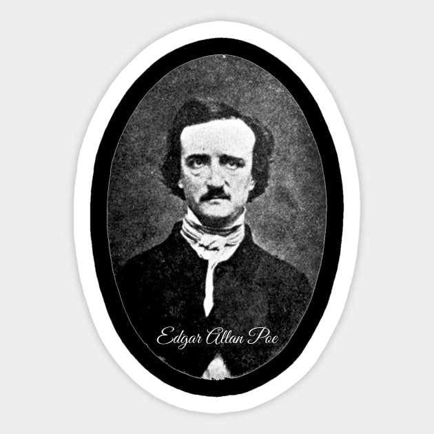Edgar Allan Poe - Edgar Allan Poe - Sticker | TeePublic