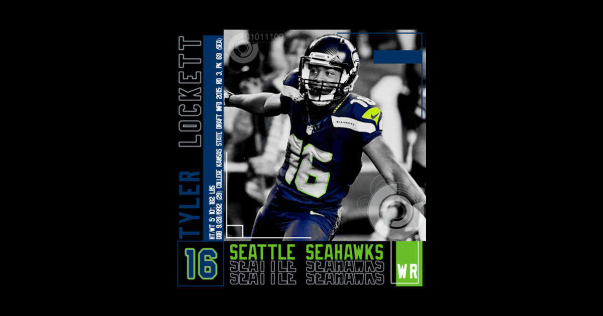 Tyler Lockett Paper Poster - Tyler Lockett - Sticker | TeePublic