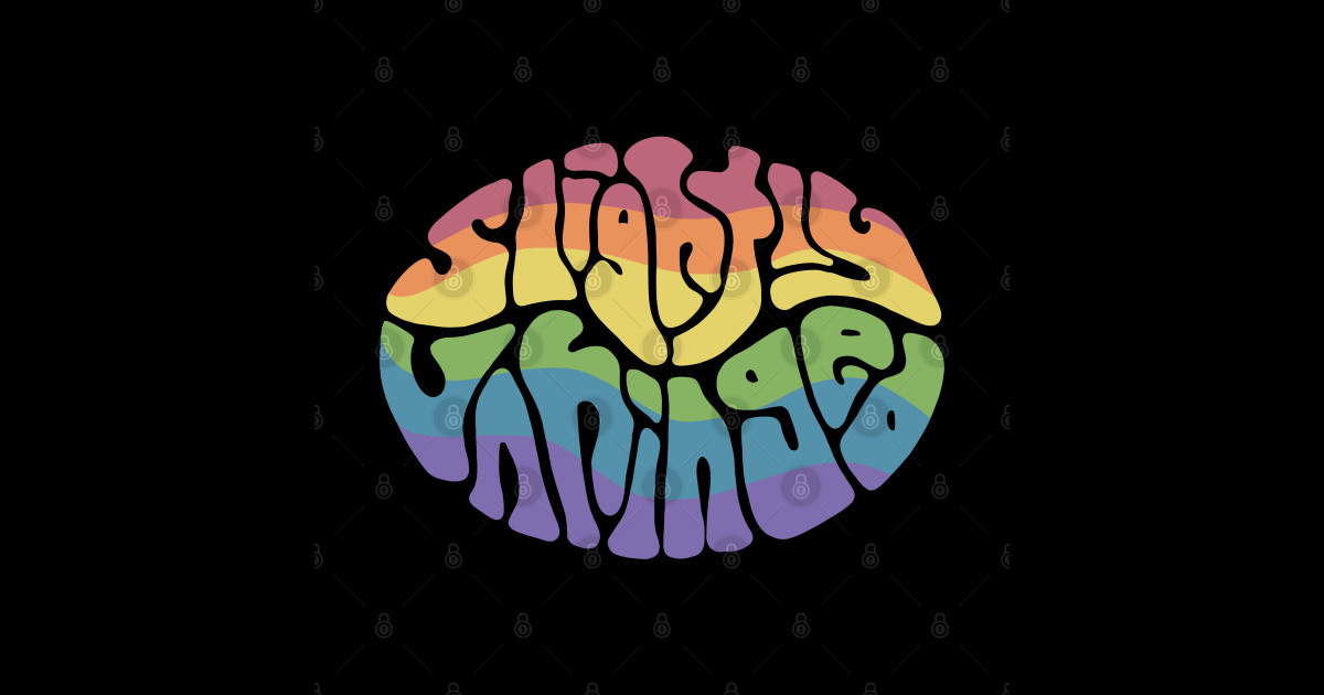 Slightly Unhinged Word Art - Slightly Unhinged - Sticker | TeePublic