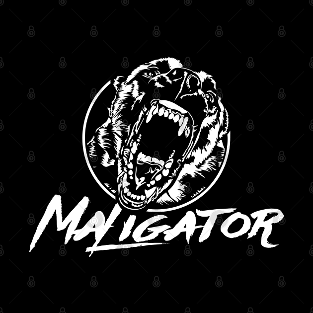 Belgian Malinois Maligator dog portrait - Belgian Malinois Apparel ...