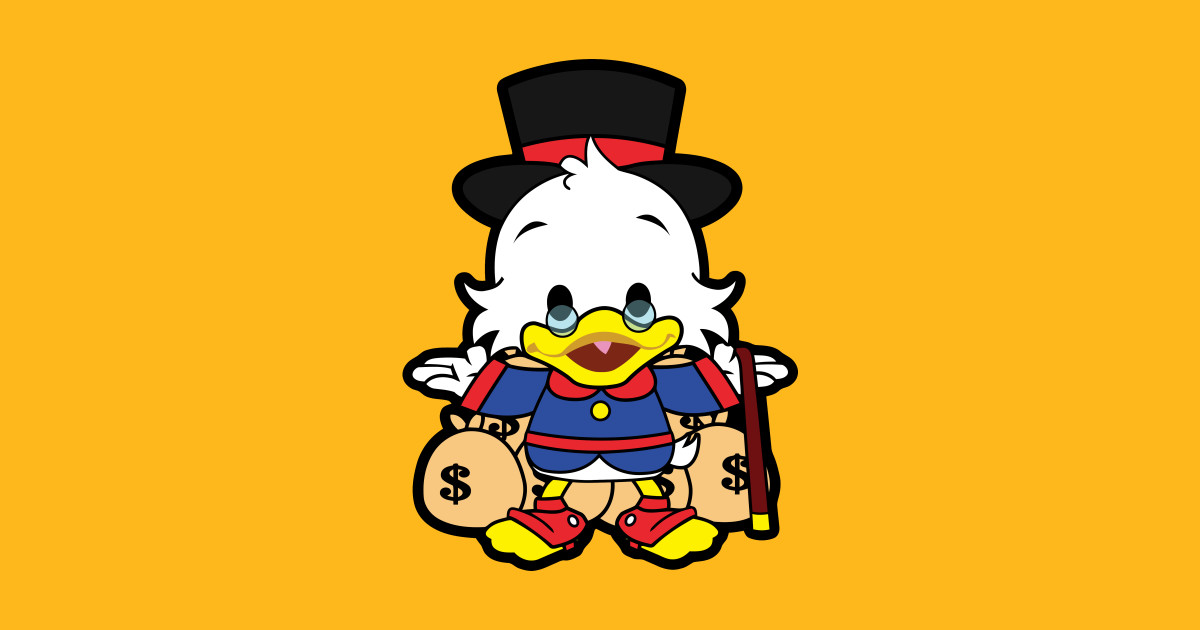 Scrooge McDuck Chibi - Scrooge Mcduck - T-Shirt | TeePublic