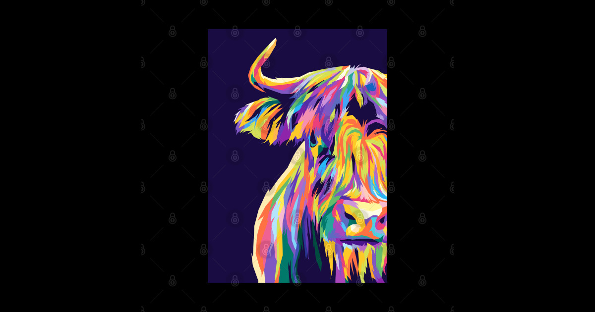Bull Wpap Pop Art - Bulls - Sticker | TeePublic