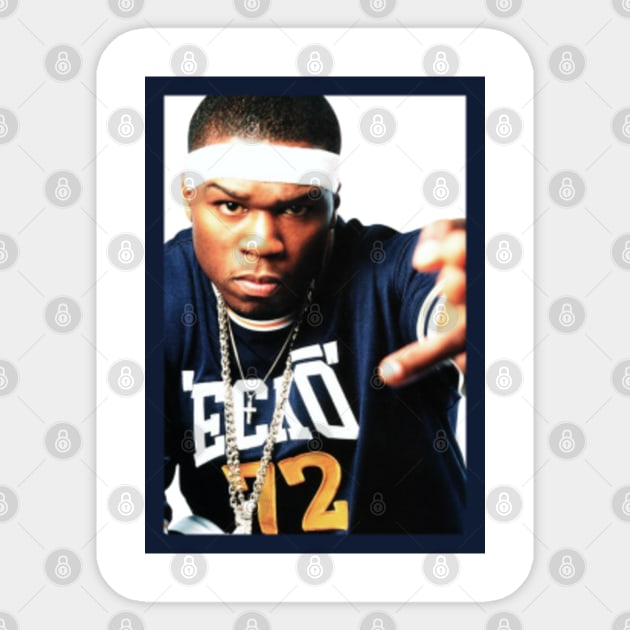 Young 50 Cent - 50 Cent - Sticker | TeePublic