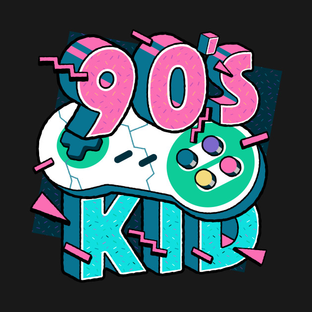 90's Kid - 90s - T-Shirt | TeePublic