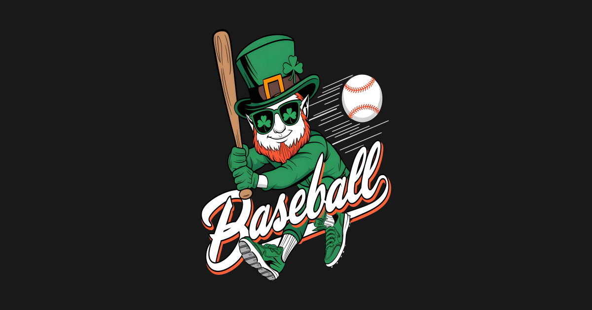 Playing Baseball Lovers Boys Kids St Patricks Day - Patricks Day - T ...