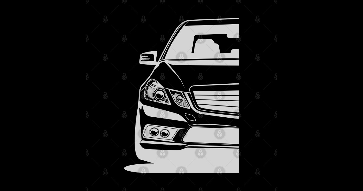W212 E Class - Mercedes Benz W212 E Class - Sticker | TeePublic