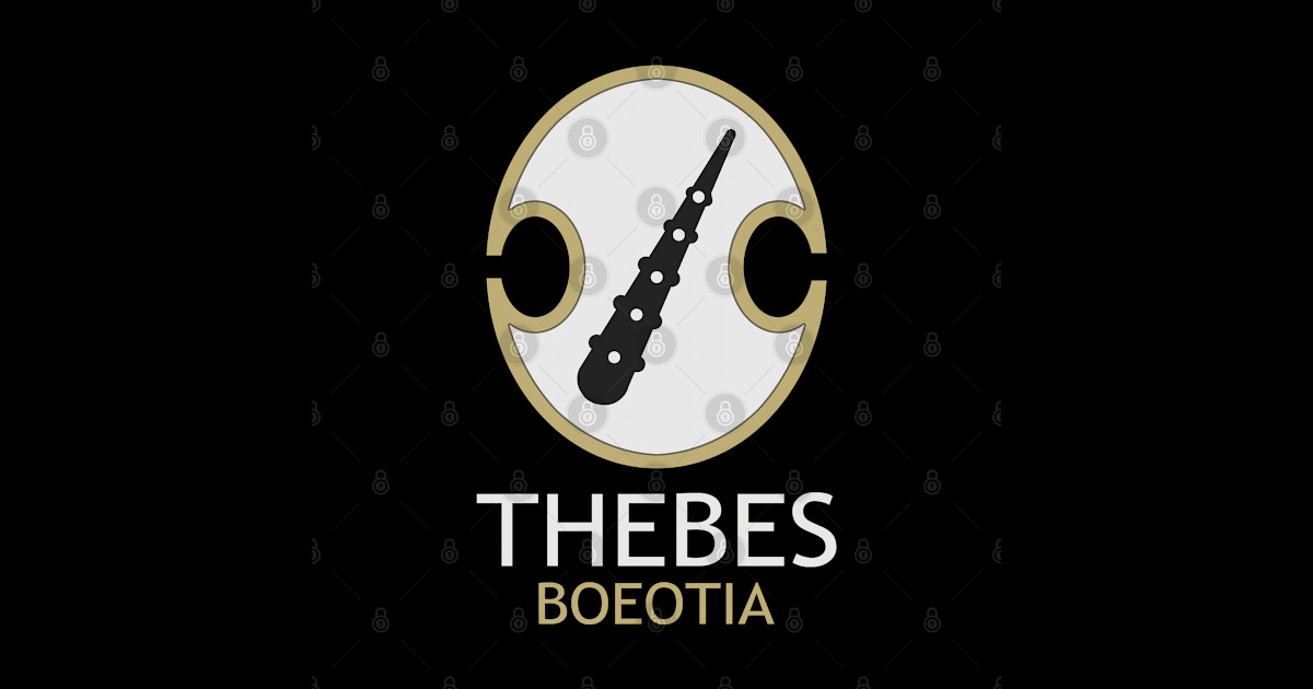 Thebes Boeotia Ancient Greek Hoplite Shield - Thebes - Posters and Art ...