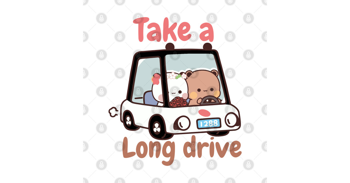 Bubu & Dudu take a Long Drive - Bubu Dudu - T-Shirt | TeePublic