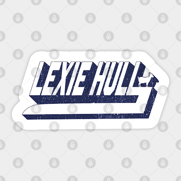 lexie hull typography FAN MADE - Lexie Hull - Sticker | TeePublic