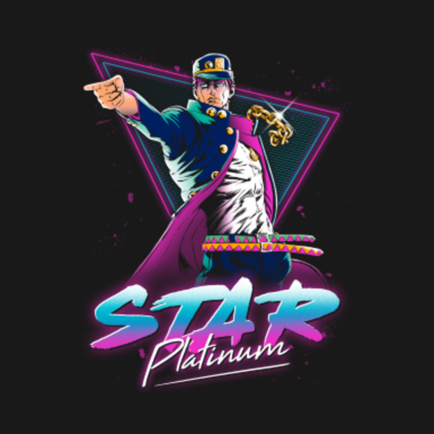 Star Platinum - Jojos Bizarre Adventure - T-Shirt | TeePublic