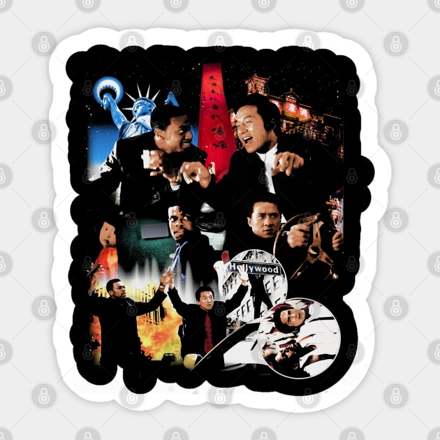 Rush Hour Vintage - Rush Hour - Sticker | TeePublic