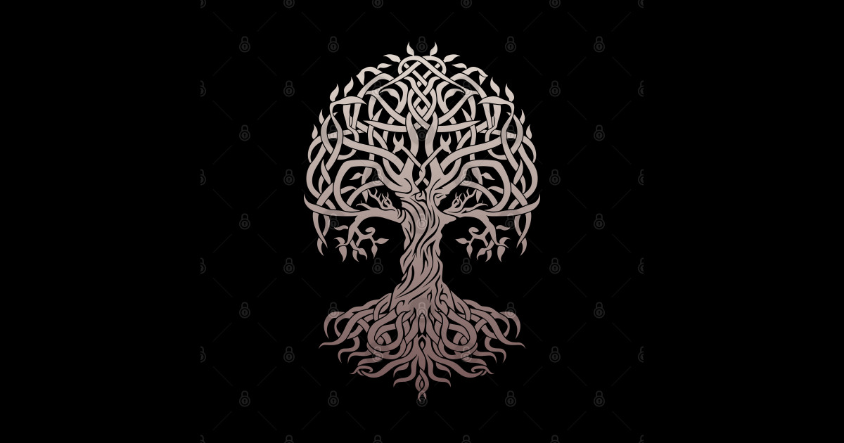 Yggdrasil tree of life - Yggdrasil - Sticker | TeePublic