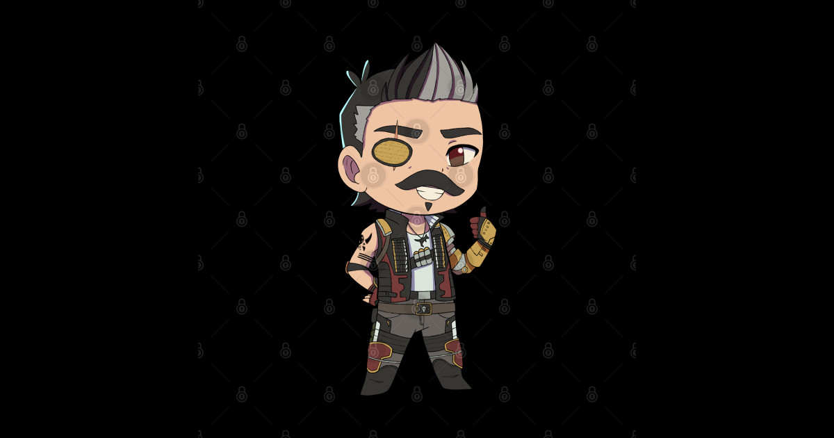 Chibi Fuse Apex Legends Sticker Teepublic