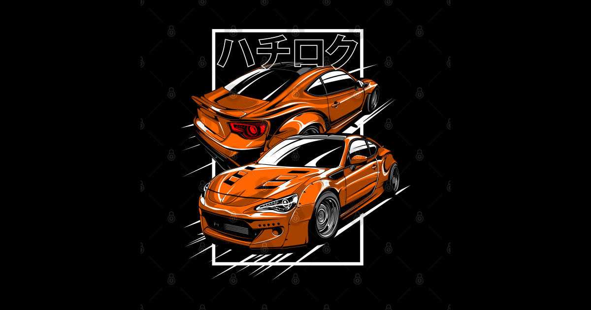 Hachiroku 86 - Gt86 - Sticker | TeePublic