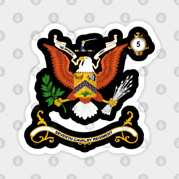 Regimental Colors - 5th Battalion, 7th Cavalry Regiment - SEVENTH FIRST ...