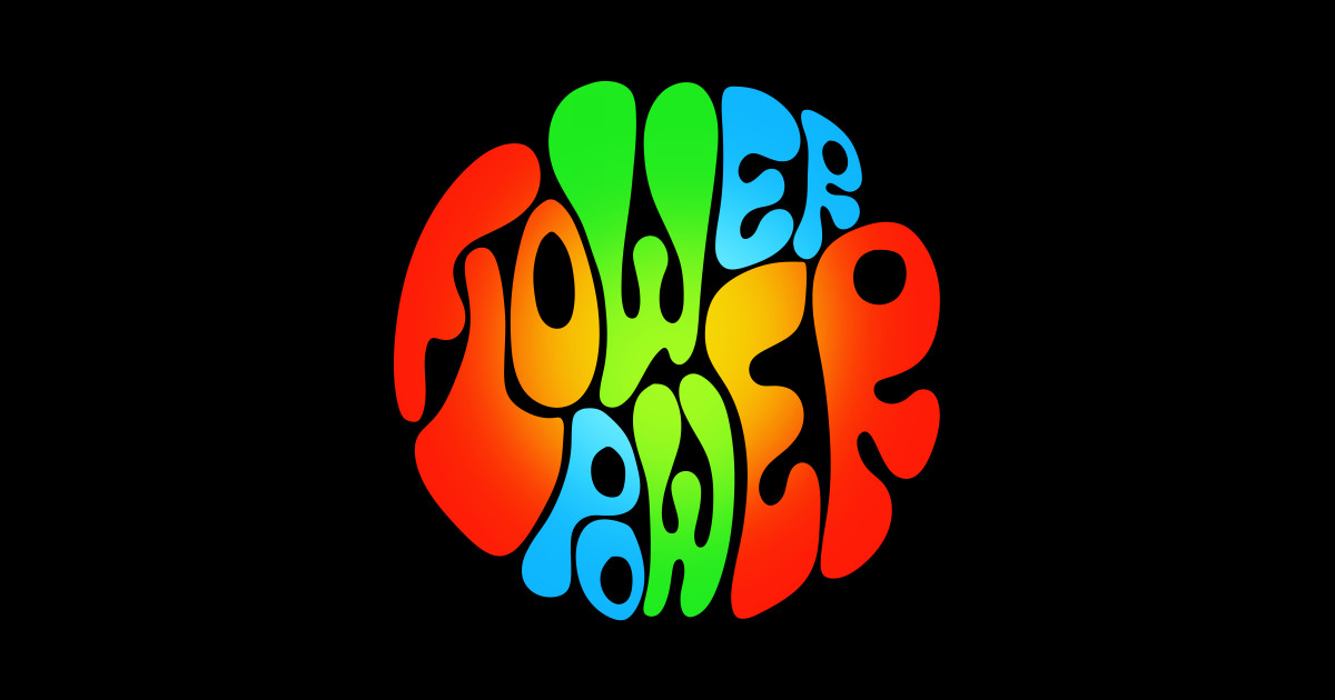 Flower power - Flower Power Hippie 60s 70s Gift - Posters and Art ...