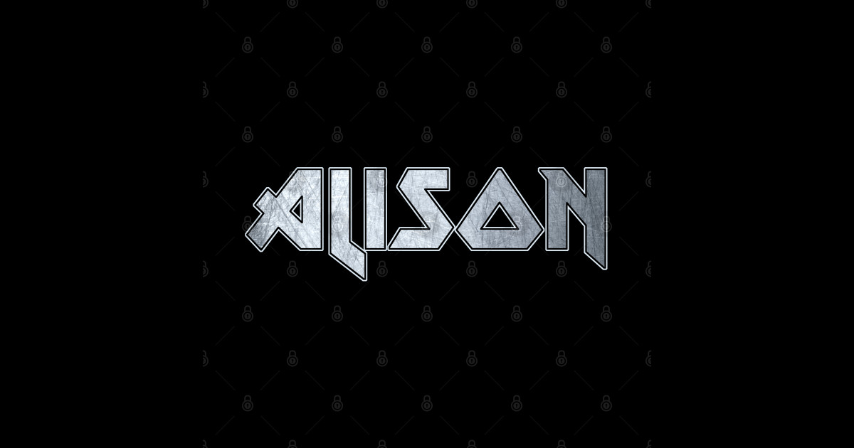 Heavy metal Alison - Alison - Sticker | TeePublic