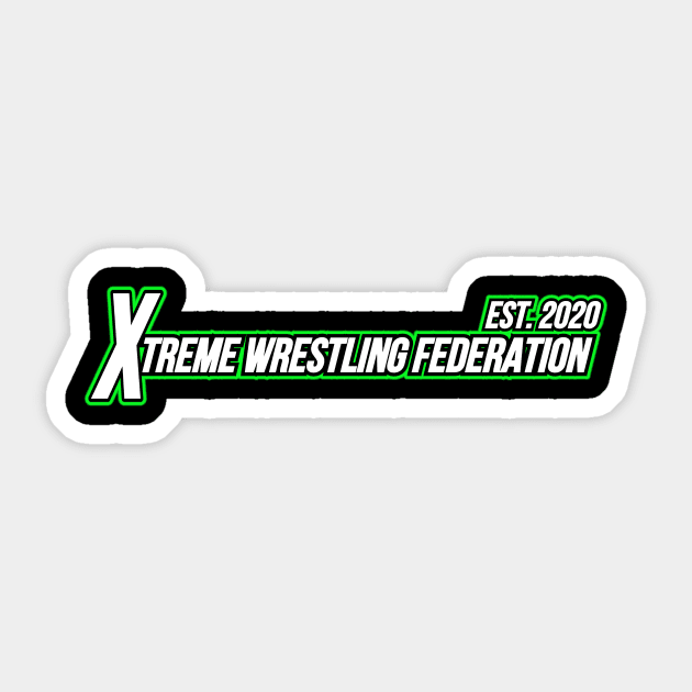 XWF Official Logo GREEN - Wrestling - Sticker | TeePublic