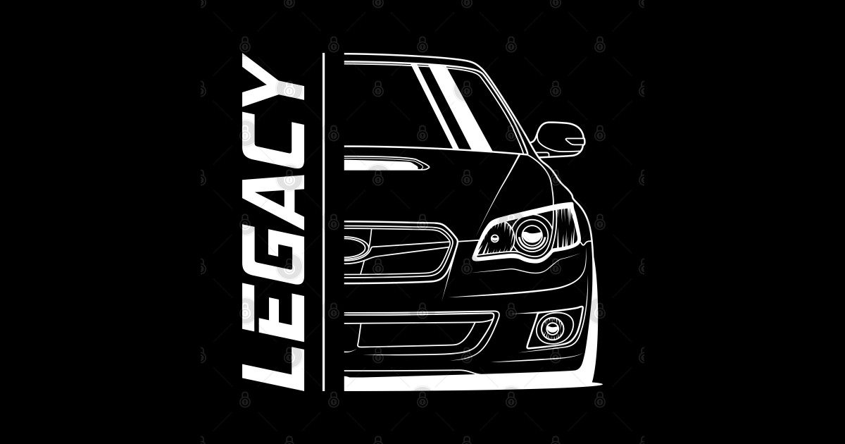 Front B4 Legacy GT MK4 Racing - Legacy - Sticker | TeePublic