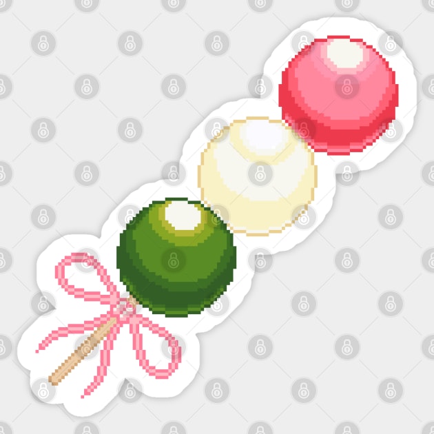 Mochi Pixel Art - Mochi - Sticker | TeePublic