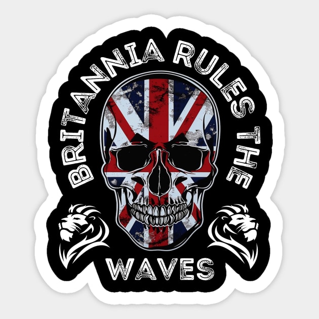Britannia rules the waves - Britannia Rules - Sticker | TeePublic