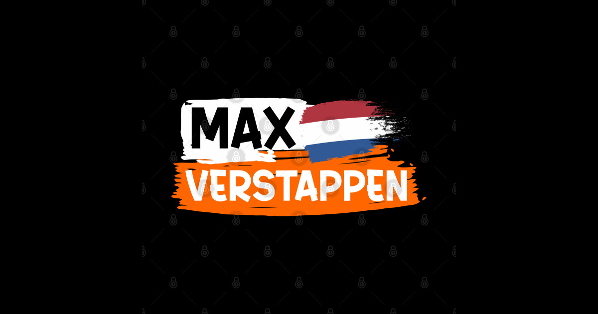 Max Verstappen - Max Verstappen - Sticker | TeePublic