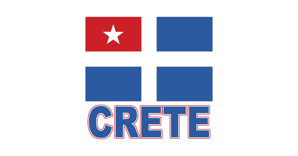 The Pride of Crete - National Flag Design - Crete Flag - T-Shirt ...