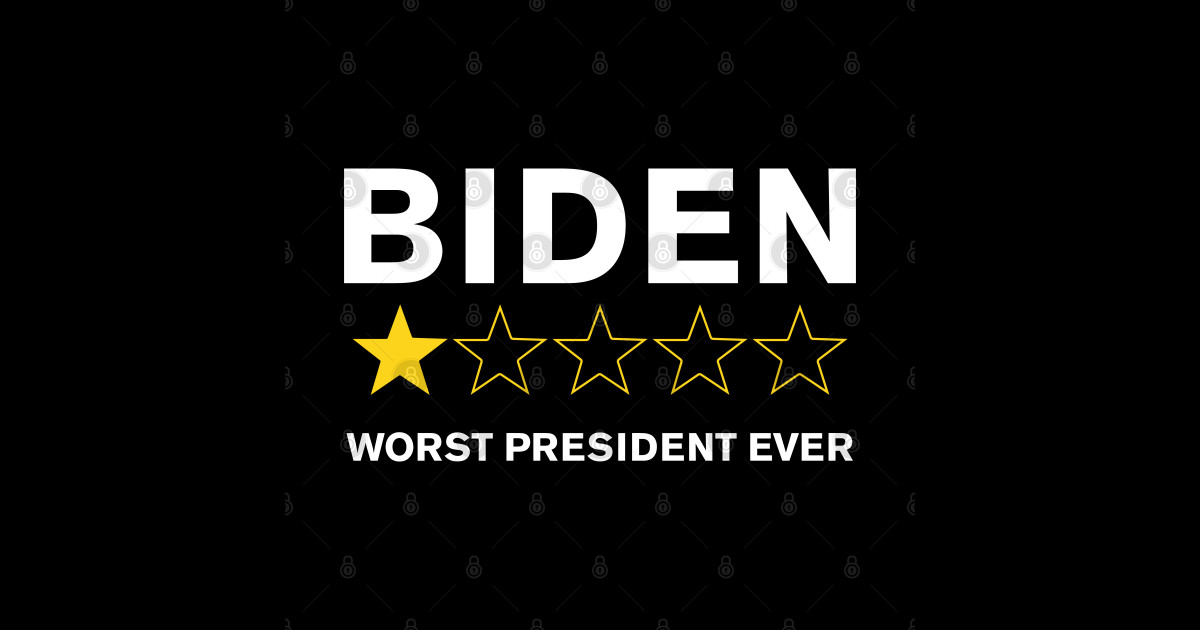 Biden Worst President Ever - Biden Worst President Ever - Sticker ...