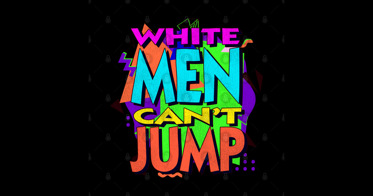 White Men Can't Jump 90s Blast Colorway - White Men Cant Jump - Sticker ...
